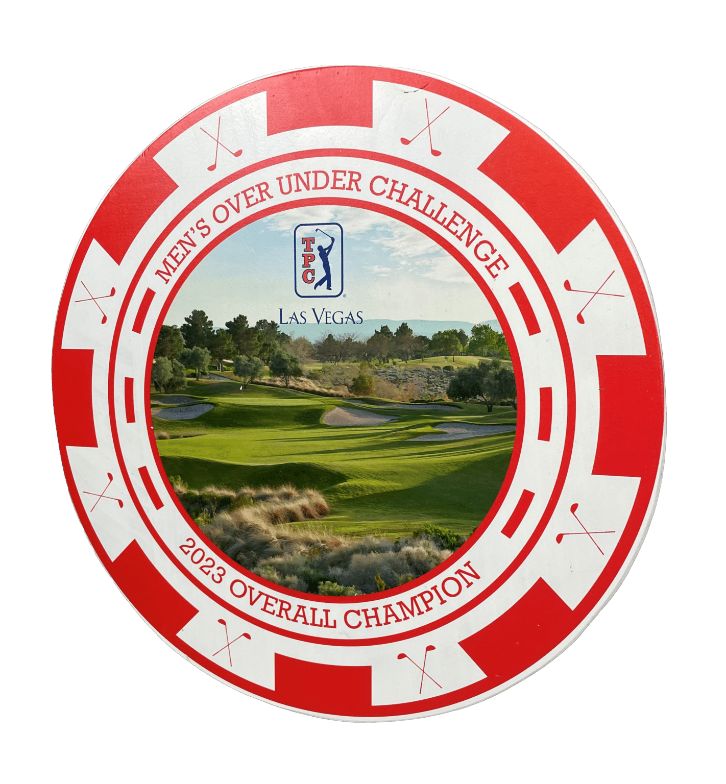 Wooden Challenge Coin / Poker Chip - Heritage CAA