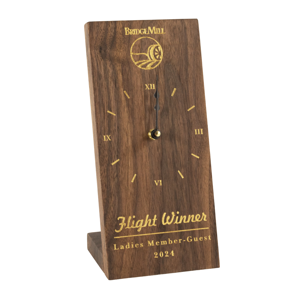Wooden Desktop Clock - Heritage CAA